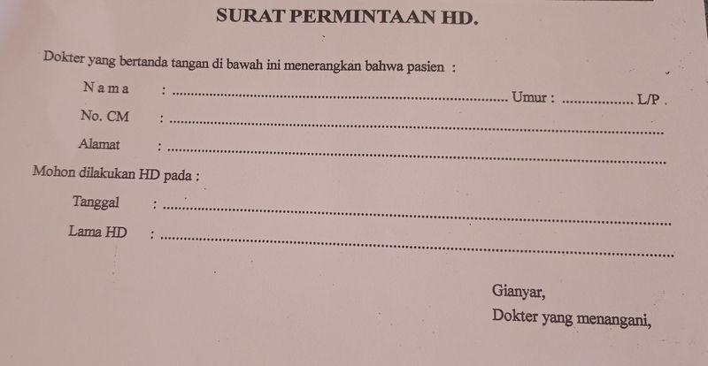 cetak surat permintaan HD