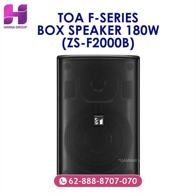 TOA F-SERIES BOX SPEAKER 180W (ZS-F2000B)