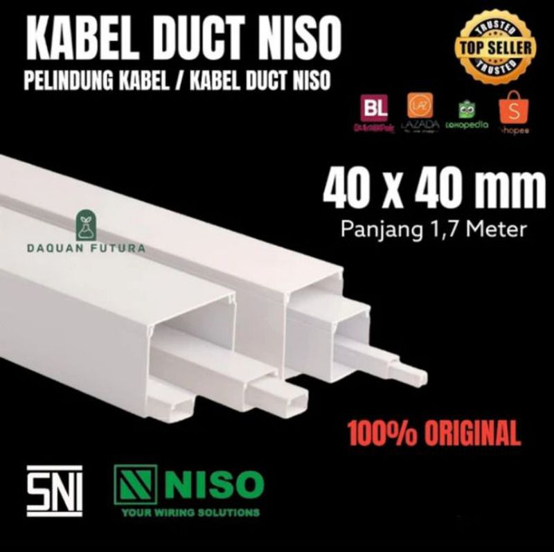kabel duct pvc 40*40 putih