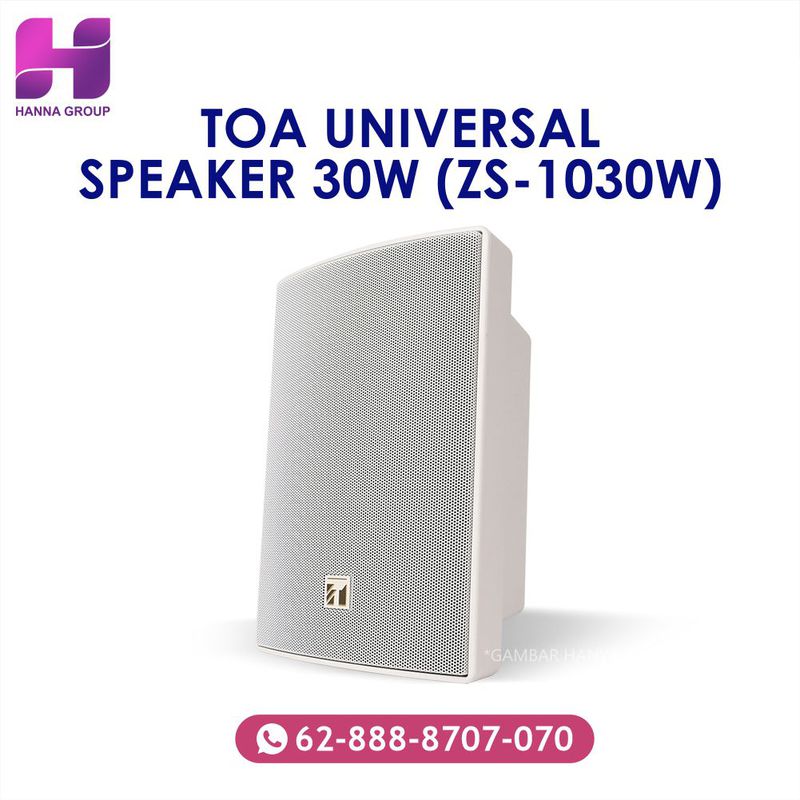 TOA UNIVERSAL SPEAKER 30W (ZS-1030W)