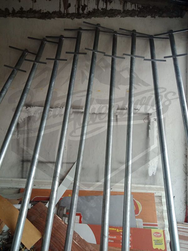 Tiang Rambu Peringatan (Tiang Tunggal )