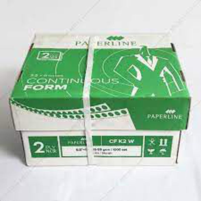 kertas continous form 2ply(2warna) uk. 9,5" x 11"