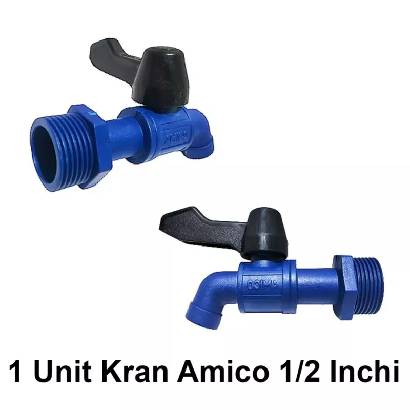 Kran 1/2 inch PVC - Amica