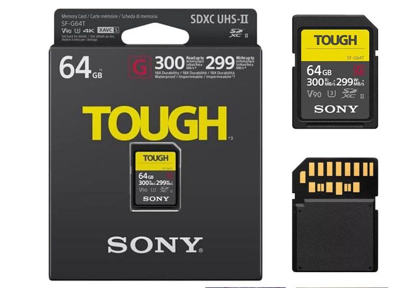 Sony 64GB SF-G Tough Series UHS-II SDXC Memory Card