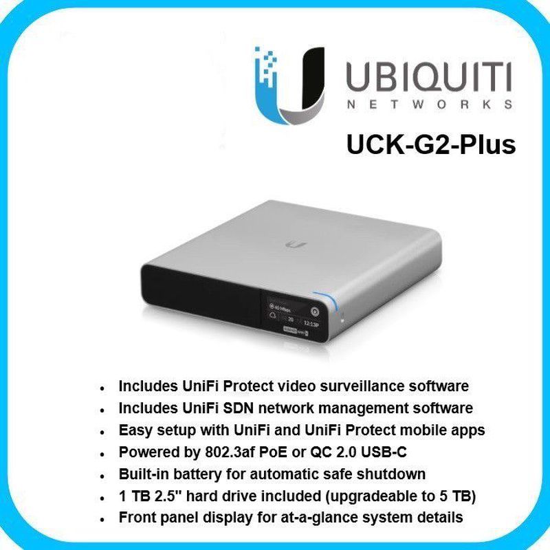 Ubiquiti UniFi Cloud Key Gen2 Plus dan Rack Mount CKG2-RM Cloudkey