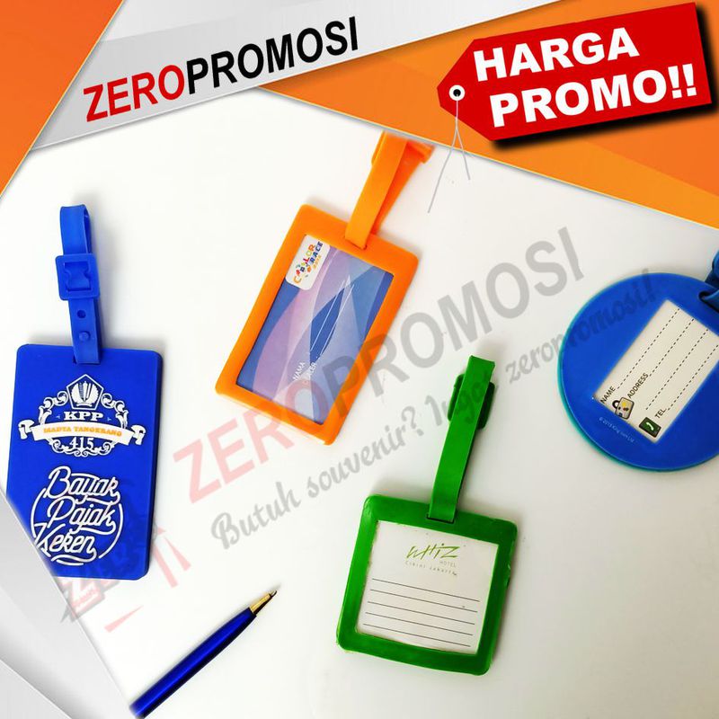 Souvenir Tag Label Koper Luggage Design Custom Termurah