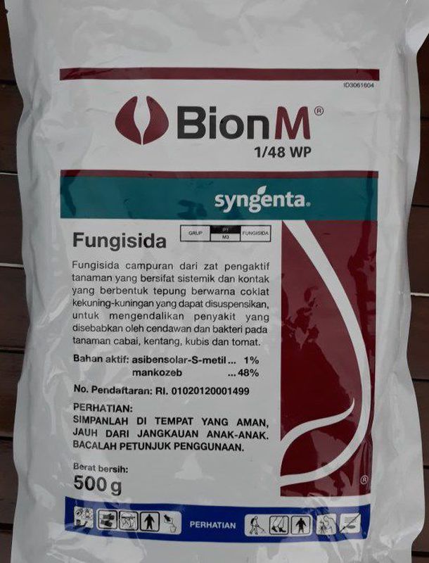 Fungisida Bion M 1/48 WP - 500 Gram