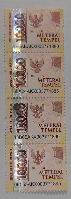 Meterai 10.000