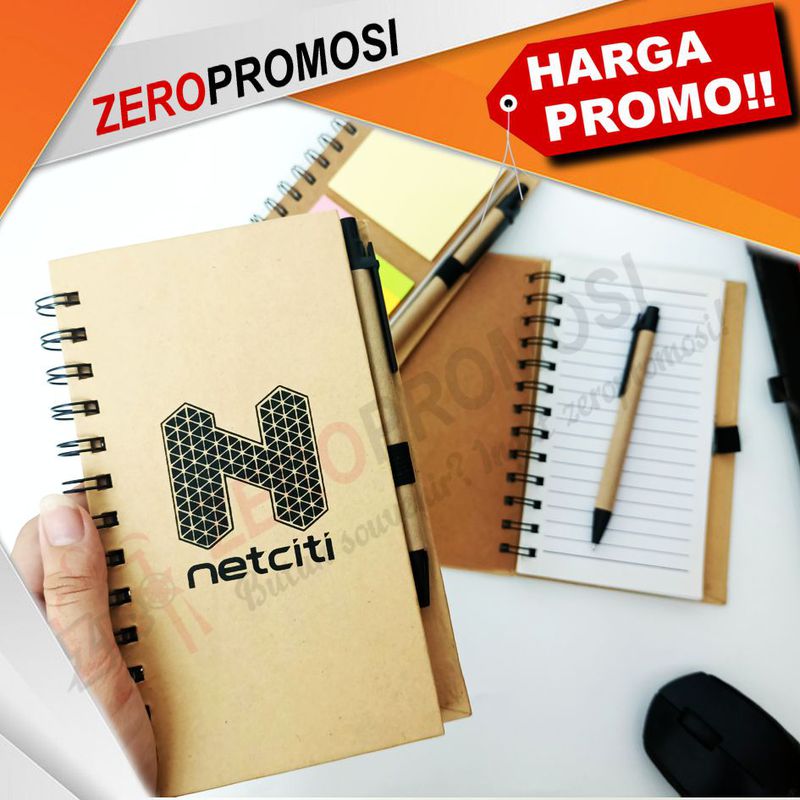 Souvenir Memo Promosi Recycle Kode N-802 / 905 Cetak Logo Branding