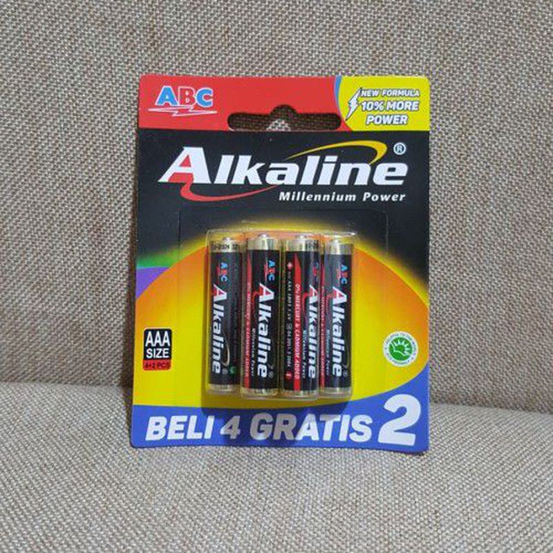 BATERAI ALKALINE LR06 A3 (4+2)