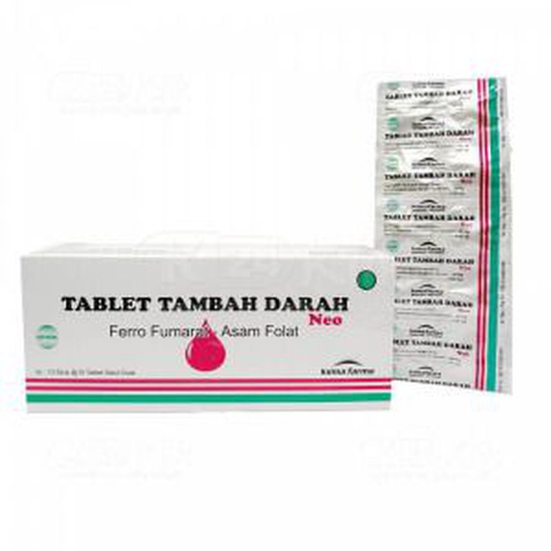 Tablet tambah darah Neo box@100 tab