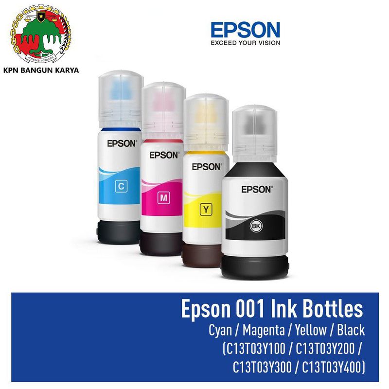 Tinta Epson 001 127ml - Biru