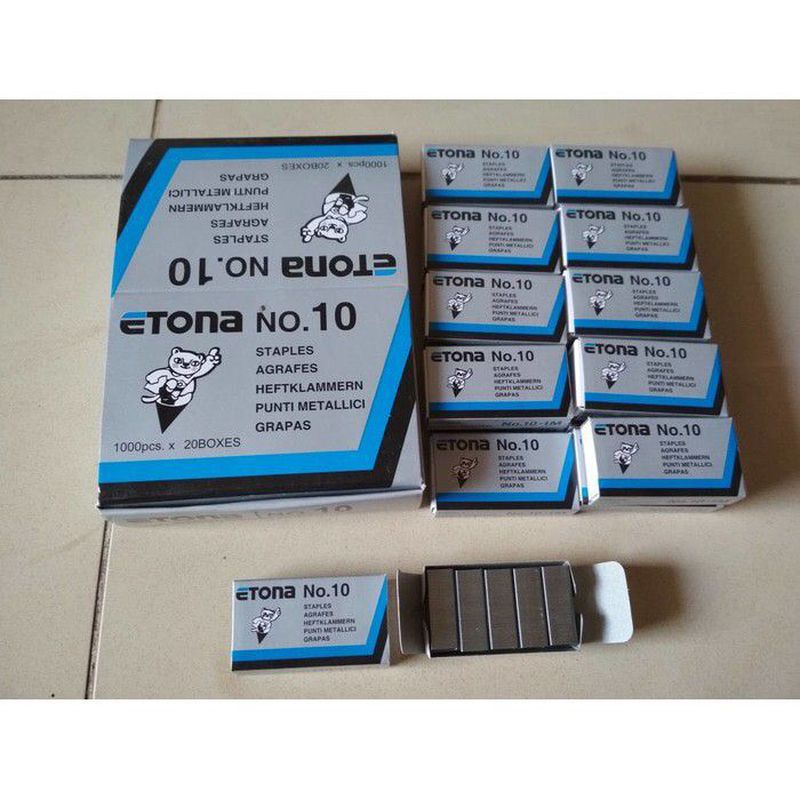 Staples No.10 Isi 20 Dos Etona