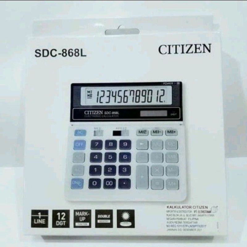 Citizen kalkulator SDC-868L