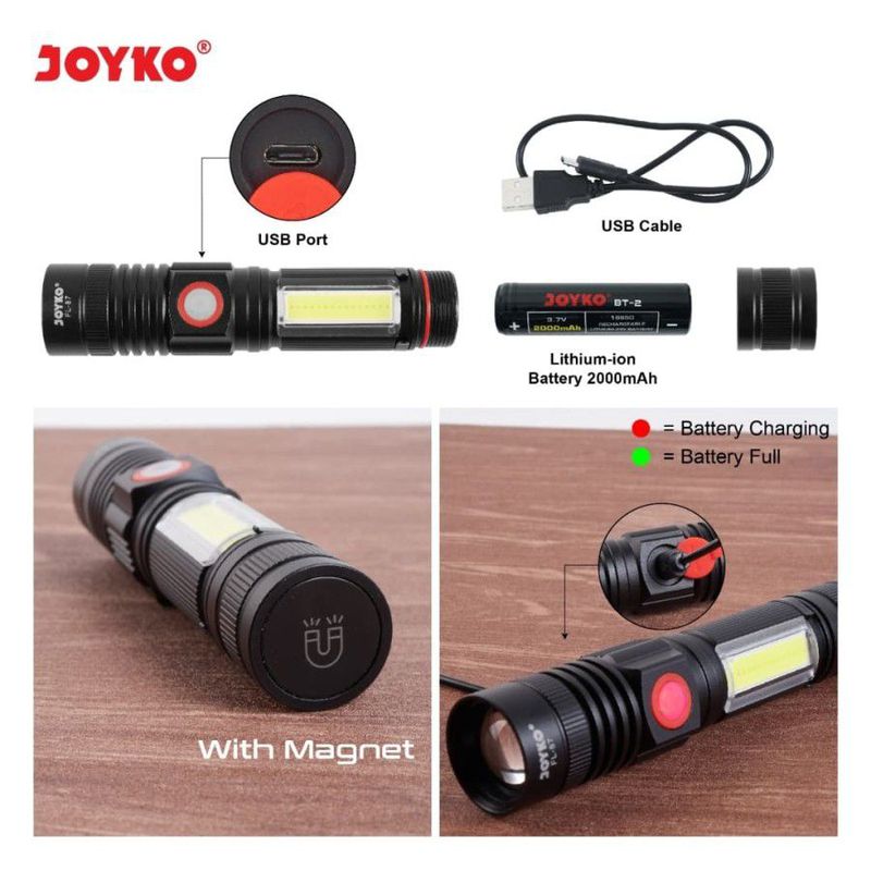 Senter LED Magnet JOYKO FL87