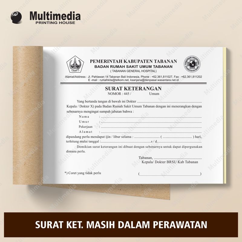 Surat Keterangan Sakit