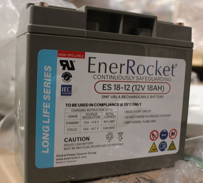 EnerRocket ES 18-12 (Kapasitas 12V-18AH)