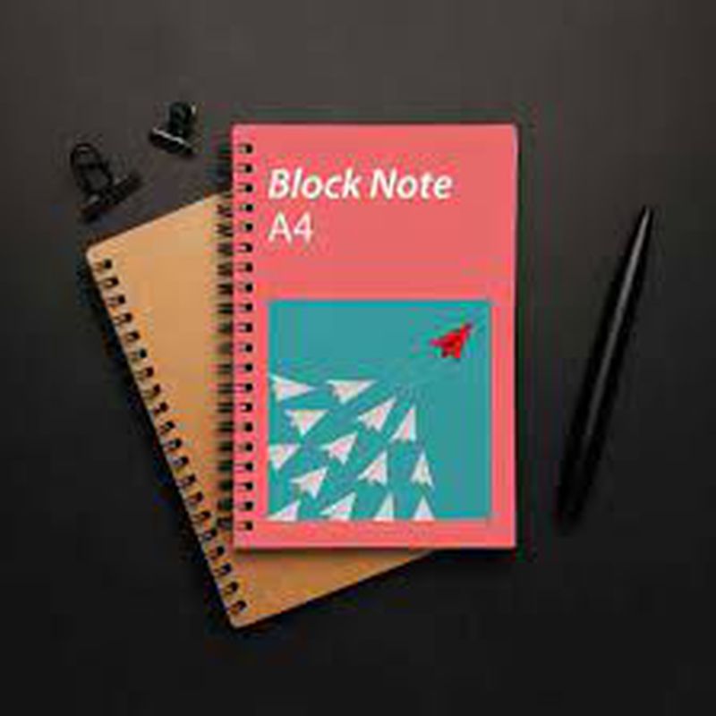 Bloknote berkop isi 50 lembar ukuran A4