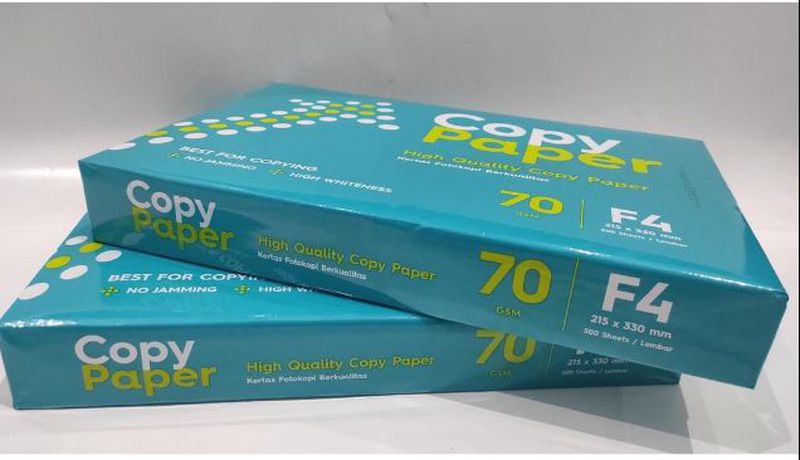 Kertas HVS Ukuran F4 70 Gram Copy Paper/RIM