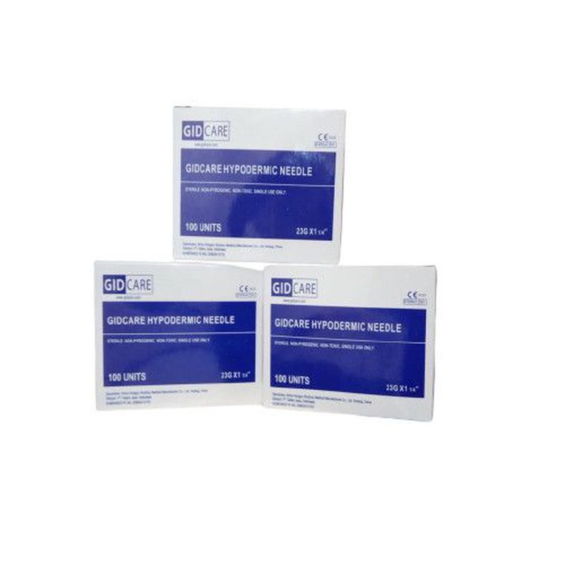 GIDCARE DISPOSABLE HYPODERMIC NEEDLE (NALD 23G,25G,27G) - 25
