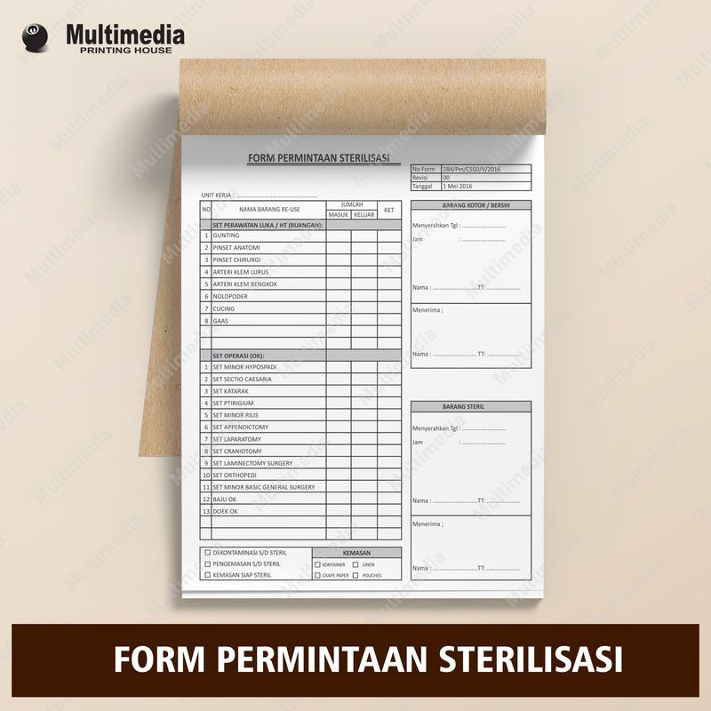 Form Permintaan Sterilisasi