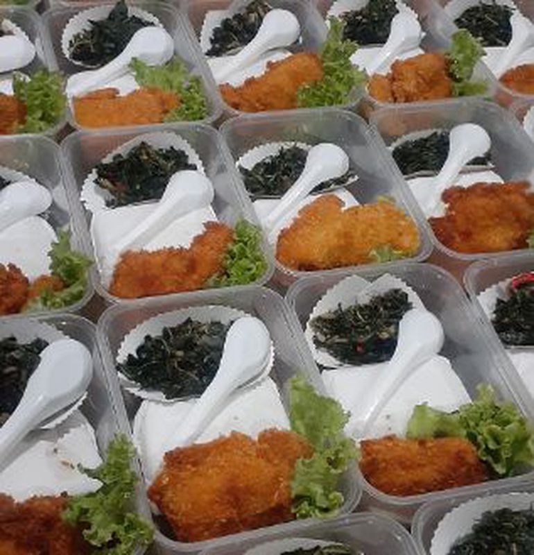 Nasi Box / Nasi Kotak Menu Ikan Miroso