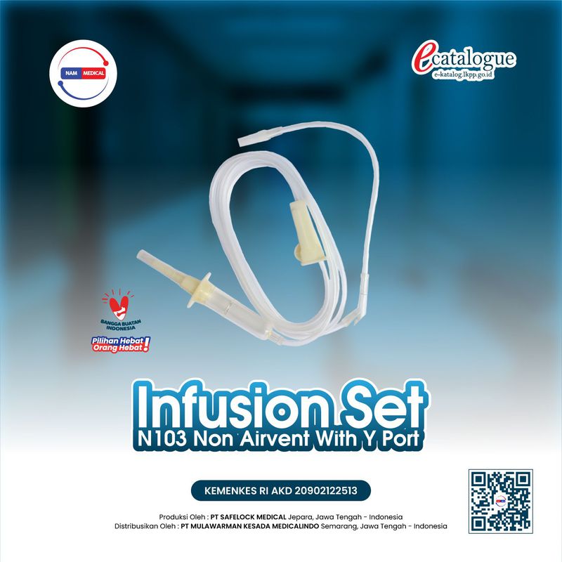 Infusion Set Non Air Vent with Y Port N 103