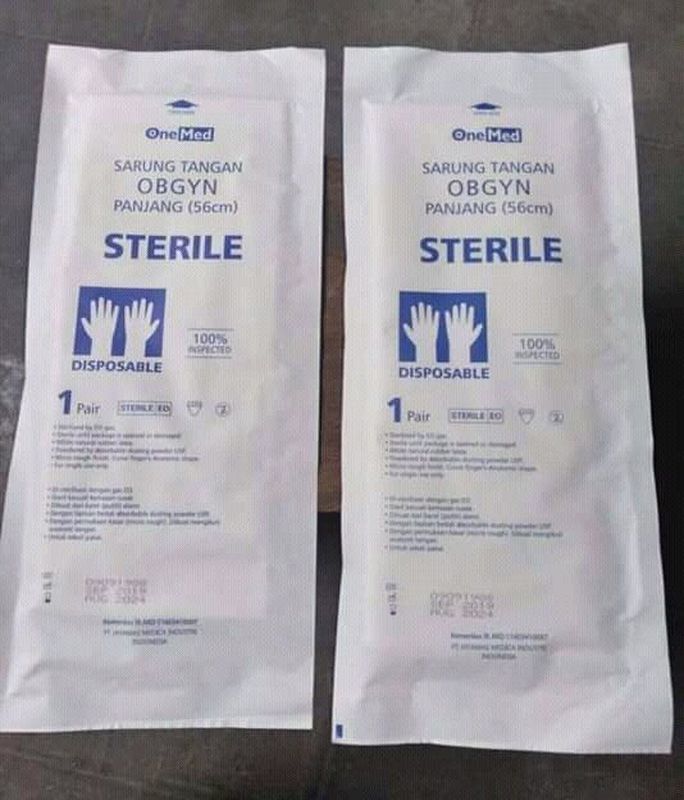 sarung tangan sterile one med