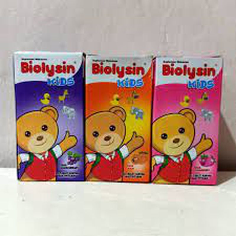 Biolysin Kids botol @30 tab - Orange