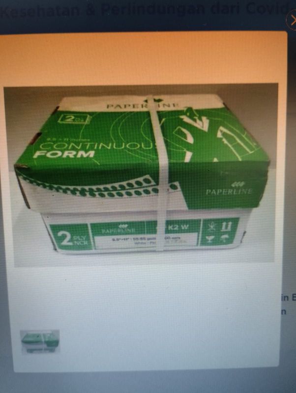 Paperline Continuous Form 2 ply