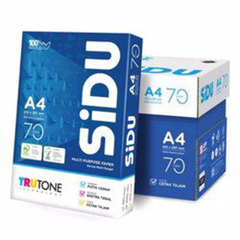 Kertas SiDU A4 70 GSM PILIHAN WARNA - Merah