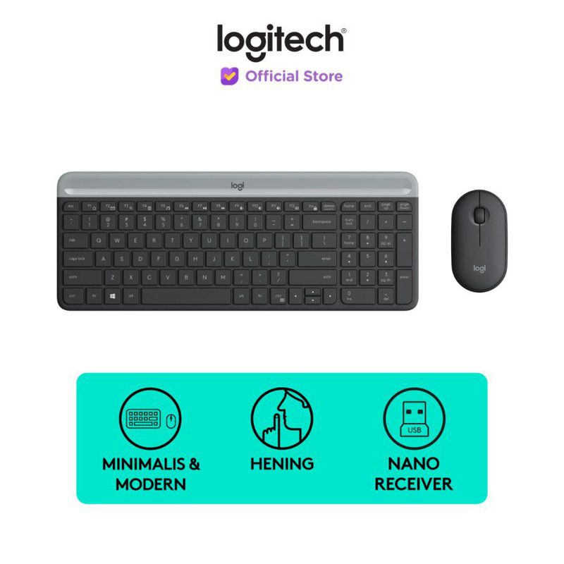 Logitech MK470 Keyboard Mouse Set