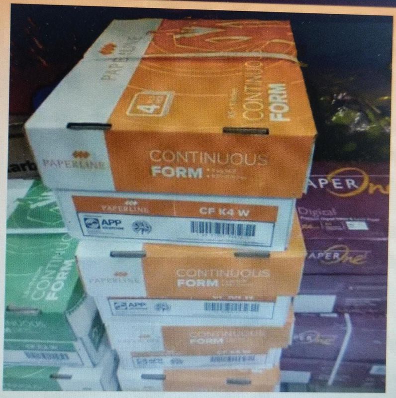 Paperline Continuous Form 4 ply NCR