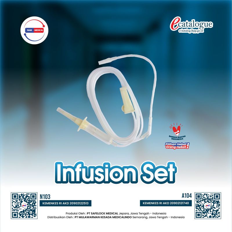 Disposable Infusion Set Airvent Y Port A 104