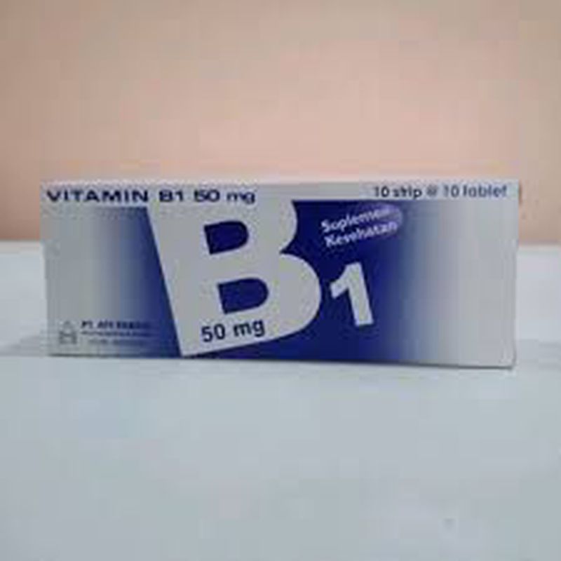 Vitamin B1 50 mg Afifarma box@100 tab