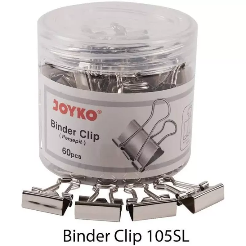 Binder Clips 105 Silver