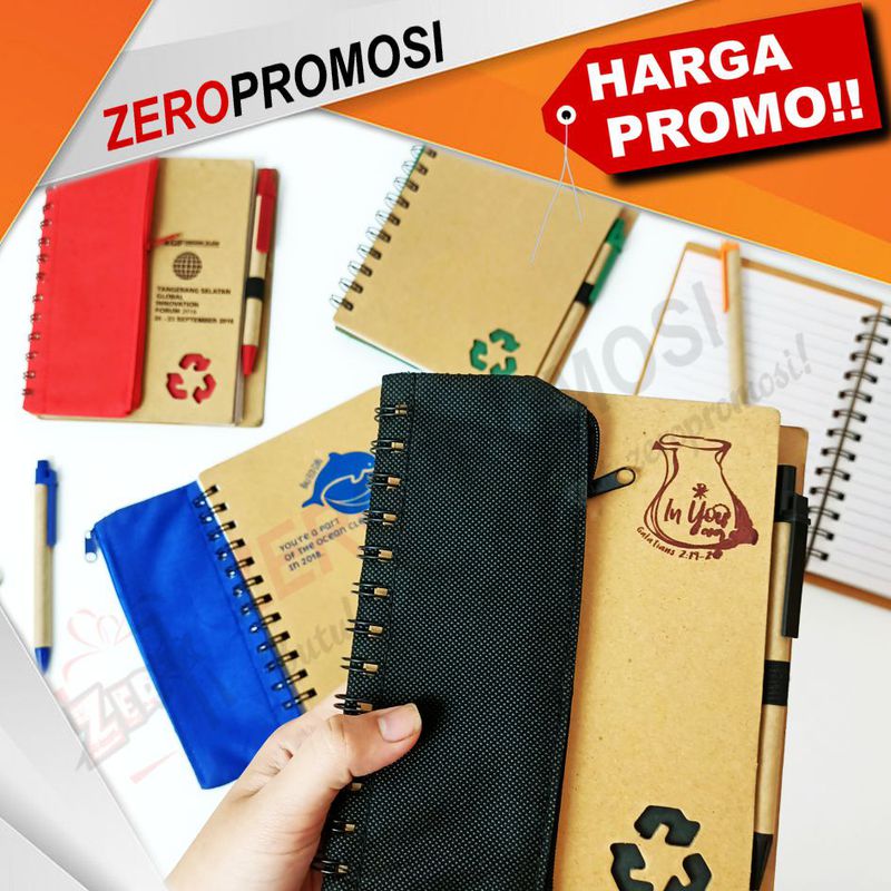 Memo Promosi + Kantong Resleting 902 N-811 Custom Logo