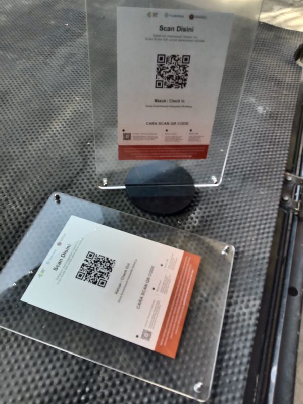 Terdiri dari 2 akrilik 3 mm dan 2 mm,Visual photo paper,luas diatas ...