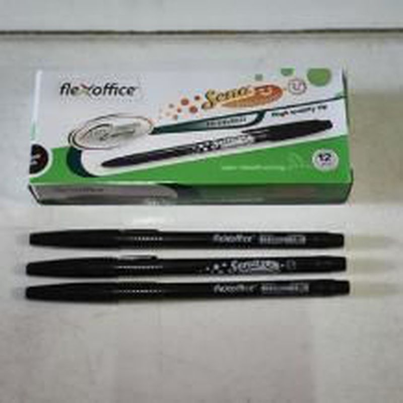 PULPEN FLEXOFFICE SENA HITAM (1 PCS)