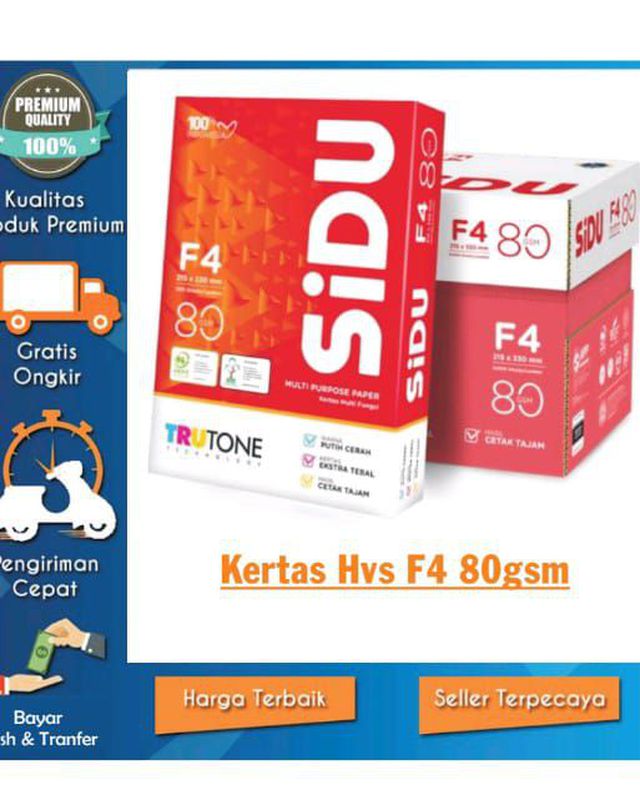 kertas hvs f4 80 gsm