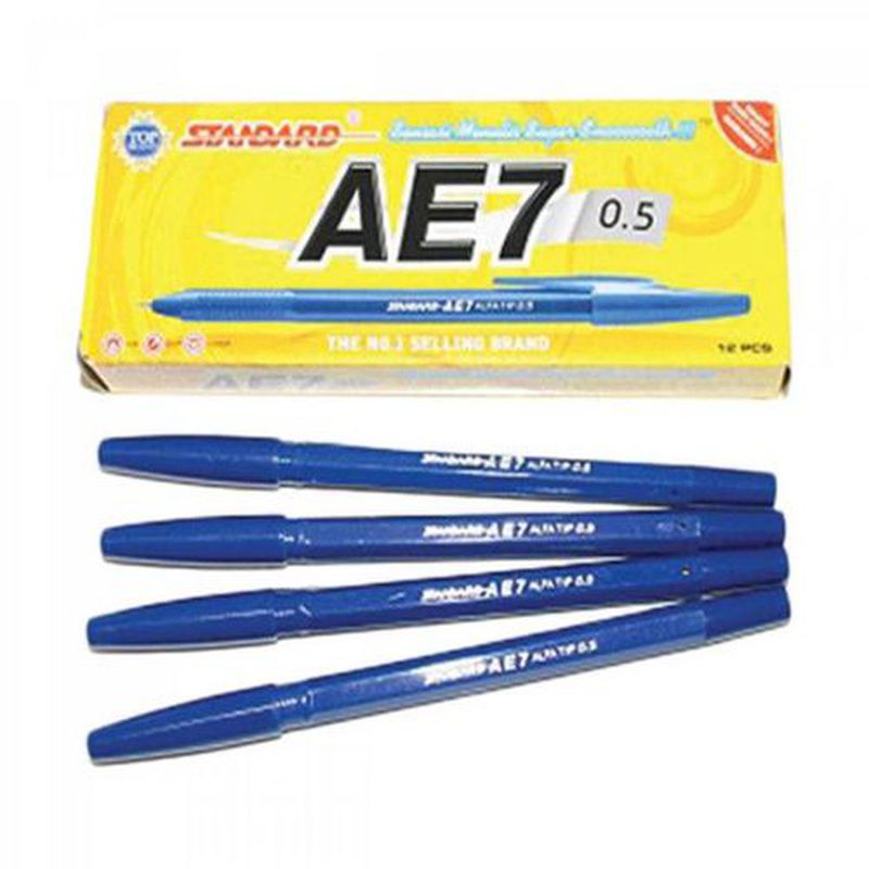 PULPEN STANDARD AE7 BIRU