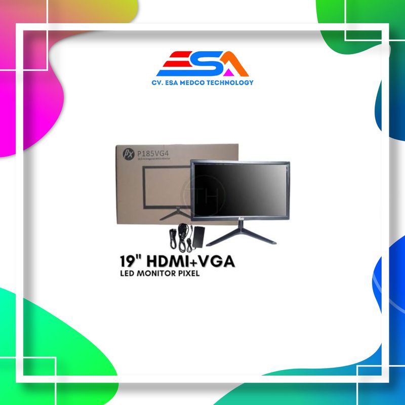 LED Monitor PIXEL 19' inch HDMI + VGA