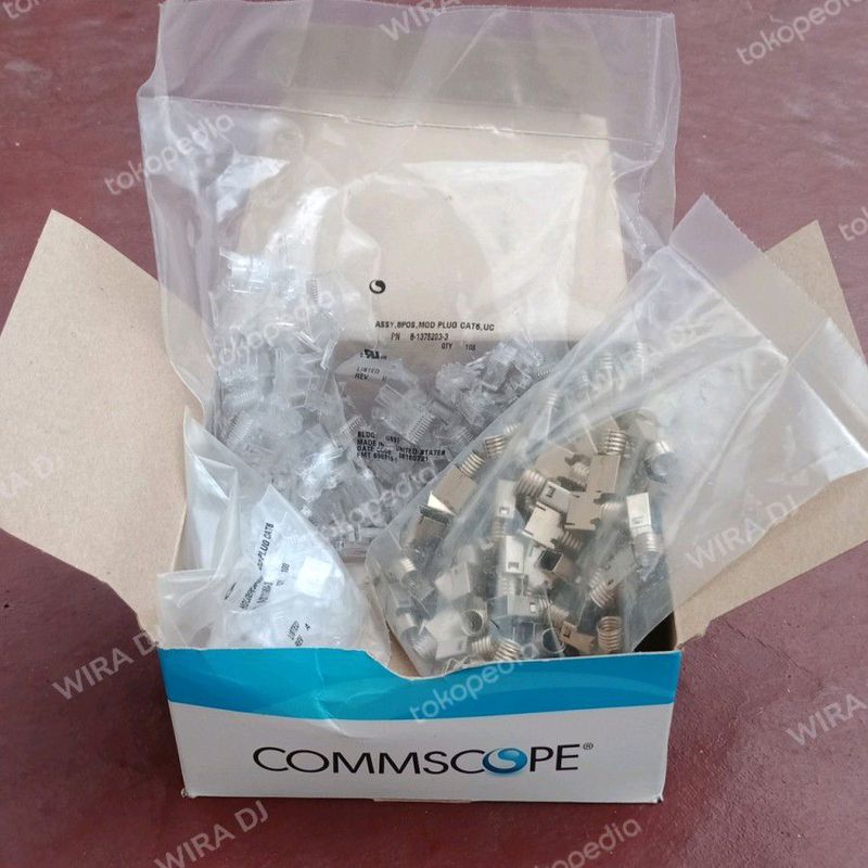 Konektor Rj-45 Cat 6 Commscope Original