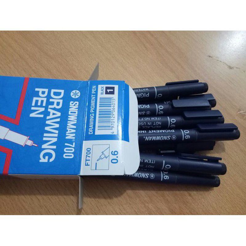 PULPEN DRAWING SNOWMAN 0.5