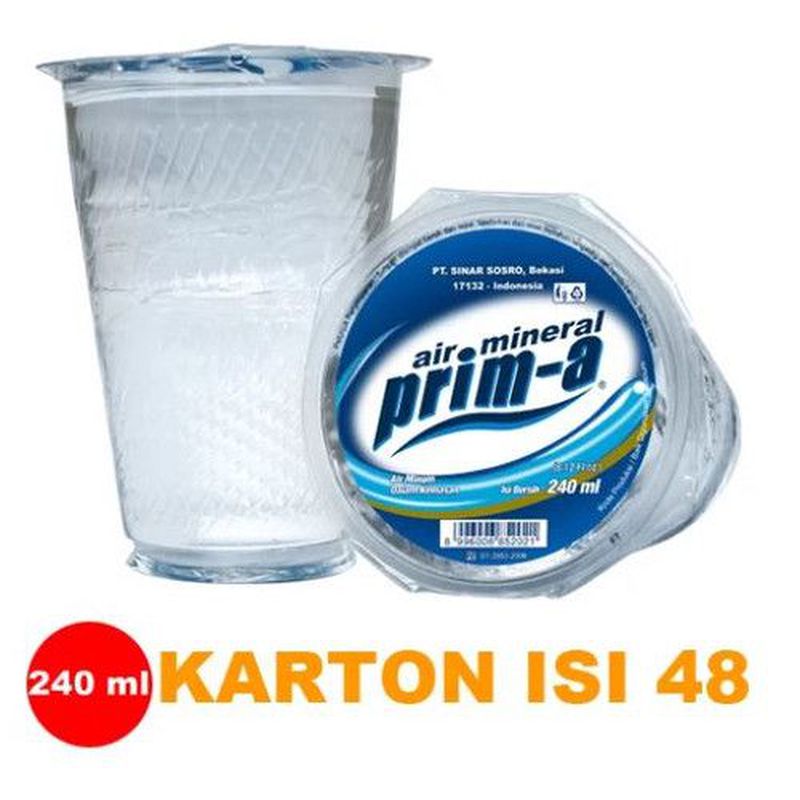 Air Mineral Prima Gelas Per Dus