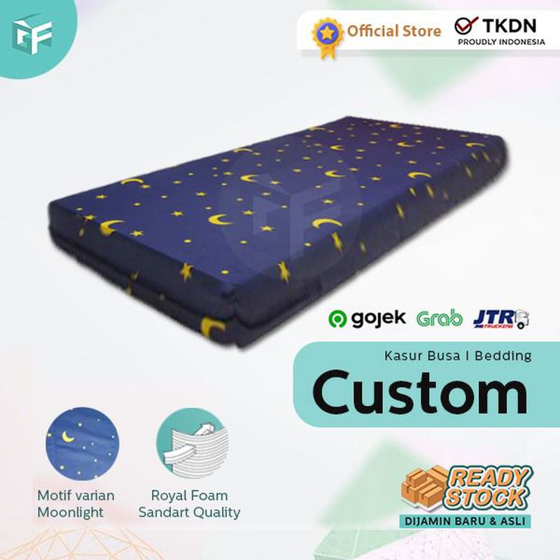 Kasur Busa Kasur Ranjang Besi Susun Busa Kasur 90x200cm (Tebal 10cm)