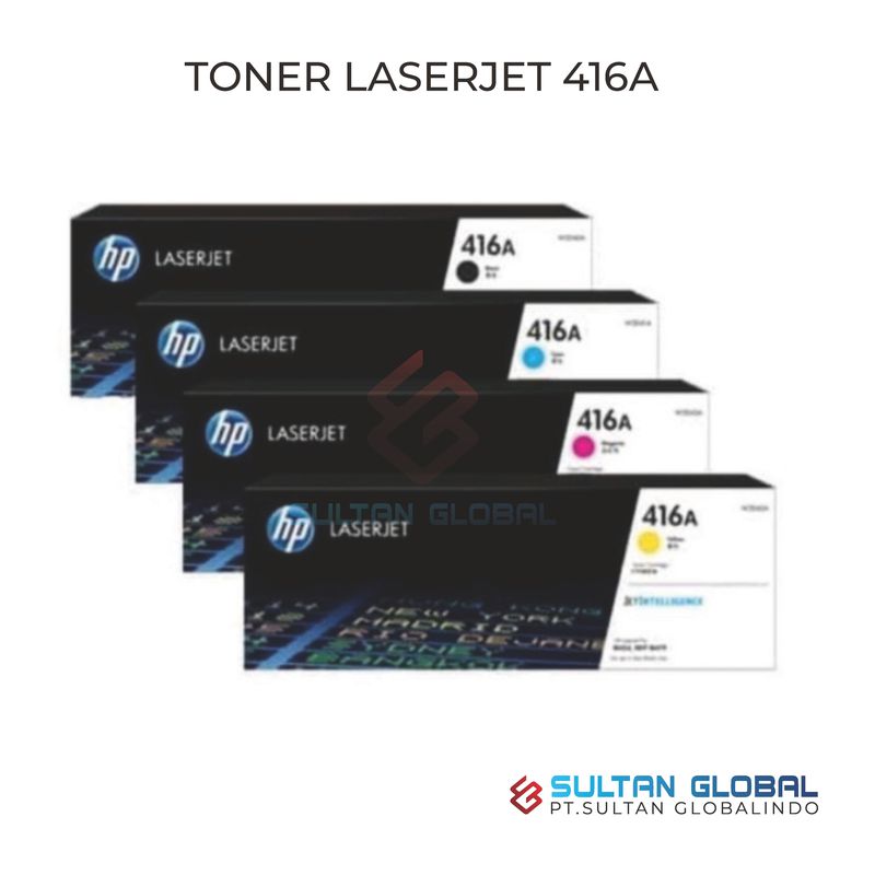 Toner HP LaserJet 416A - Kuning