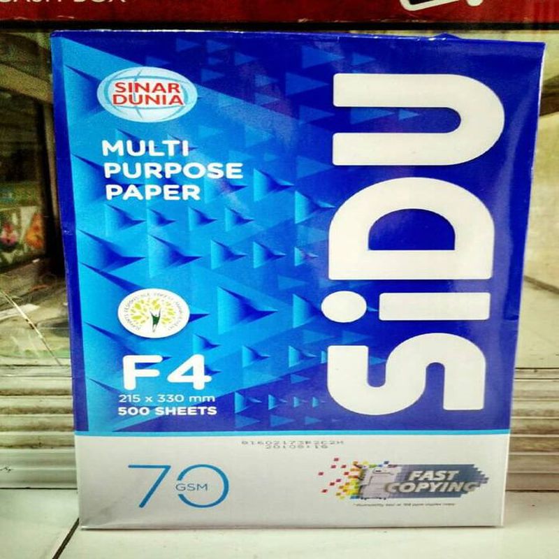 Kertas HVS F4 Sidu (Per Rim)