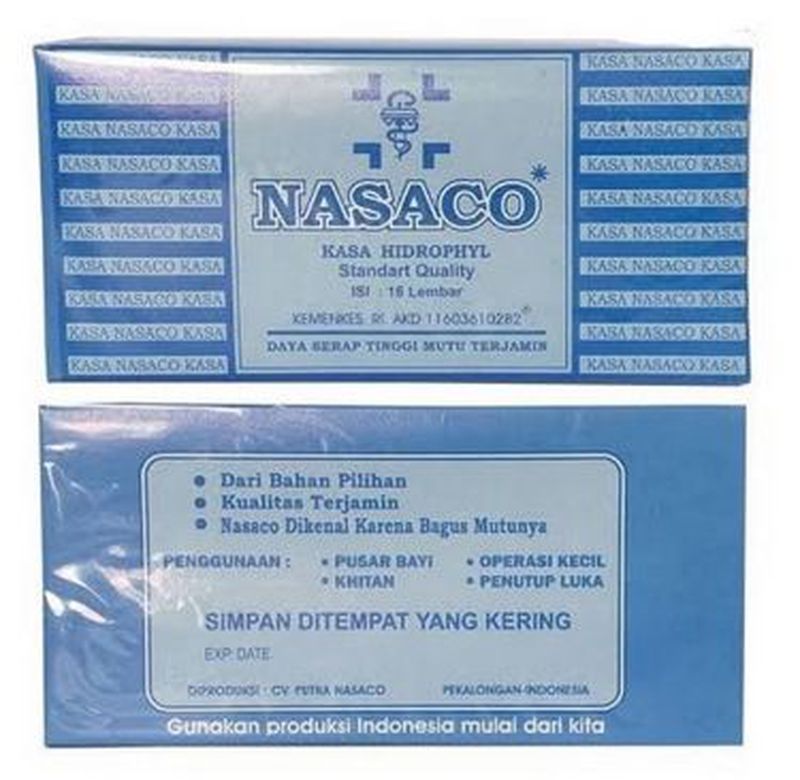 Kasa Hidrophyl Nasaco Isi 16 Lembar