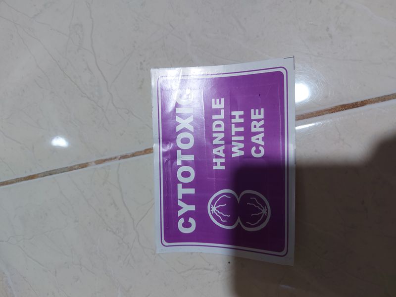 Stiker Sanitasi - Cytotoxic (Handle With Care) (Lembar)